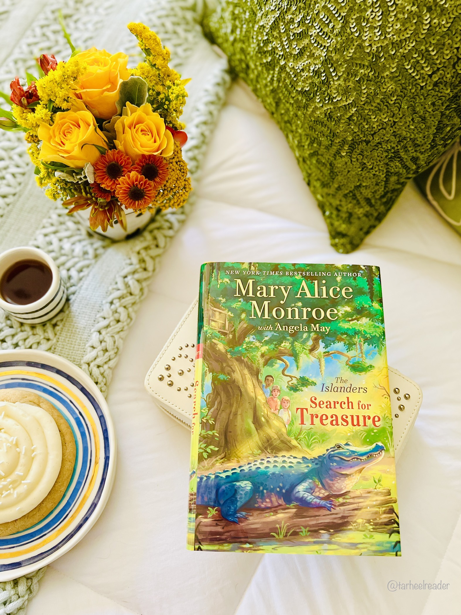 Jennifer ~ Tar Heel Reader – Reading under the light of a Carolina moon